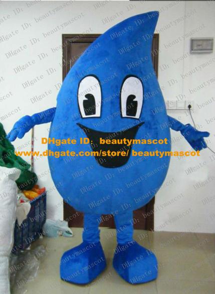 cute-blue-water-drop-mascot-costume-raindrop - Sugars Mascot Costumes